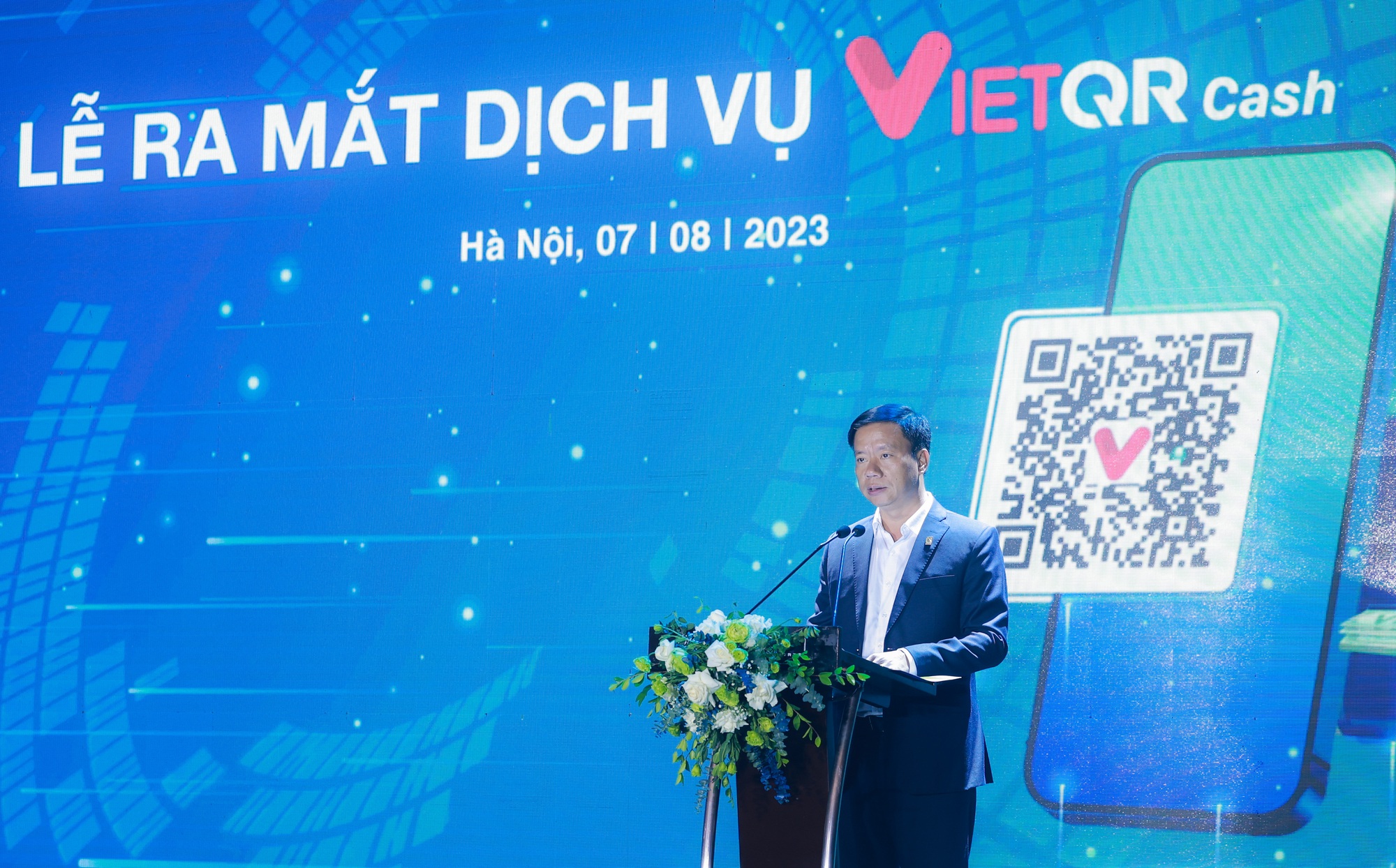 NAPAS cooperated with banks to organize the event "VietQRCash Launching ...