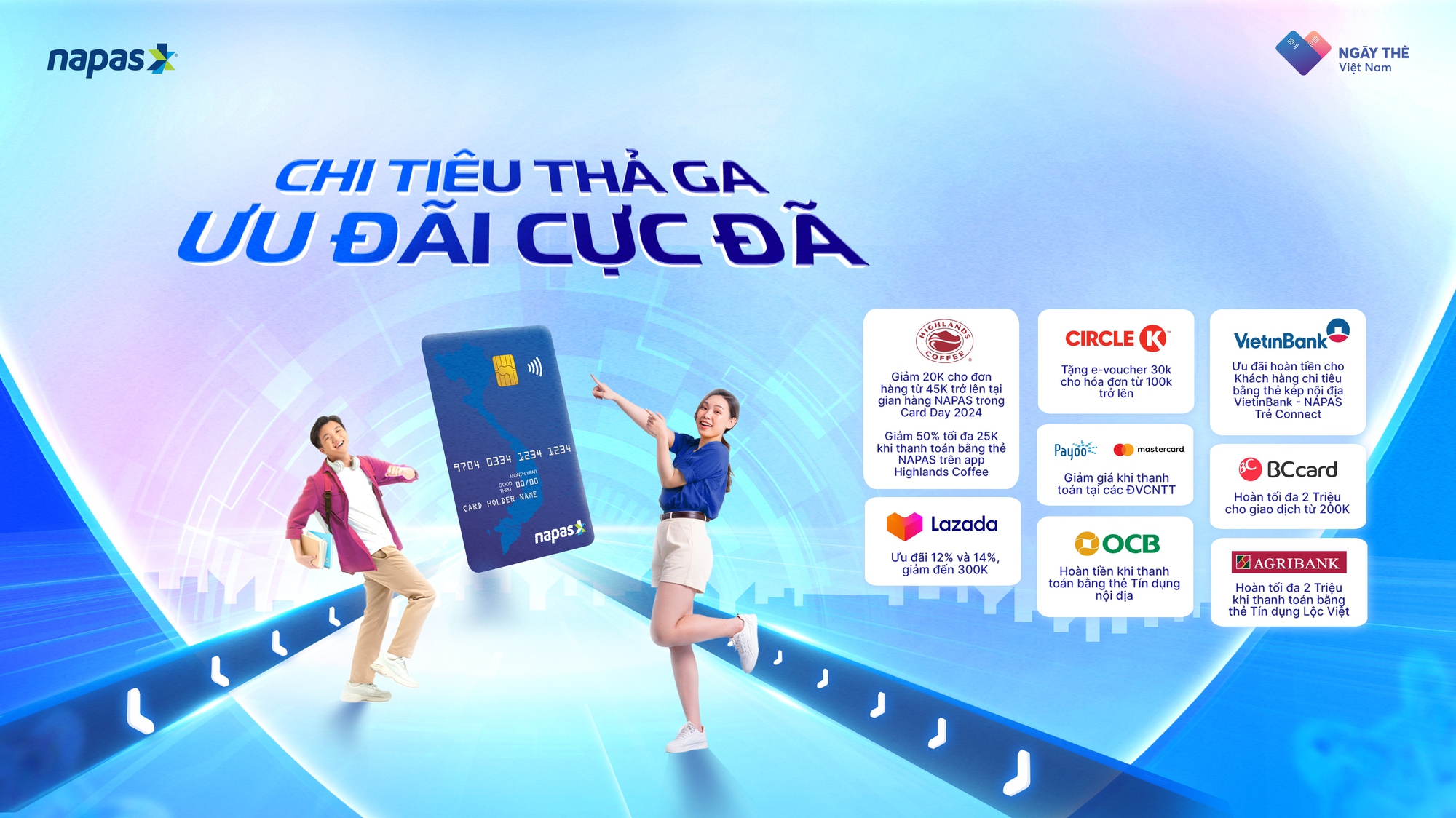 NAPAS phối hợp đối tác “tung” nhiều khuyến mãi khủng tại Ngày thẻ Việt Nam 2024