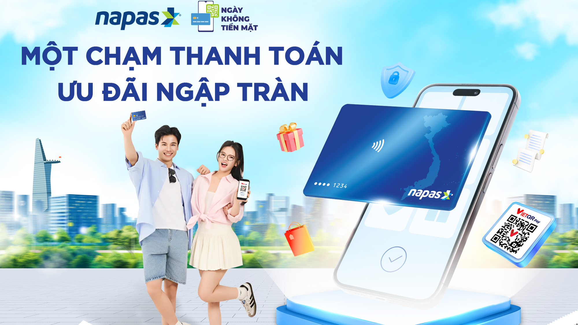 NAPAS tung loạt chương trình khuyến mãi hấp dẫn hưởng ứng Ngày không tiền mặt 2025